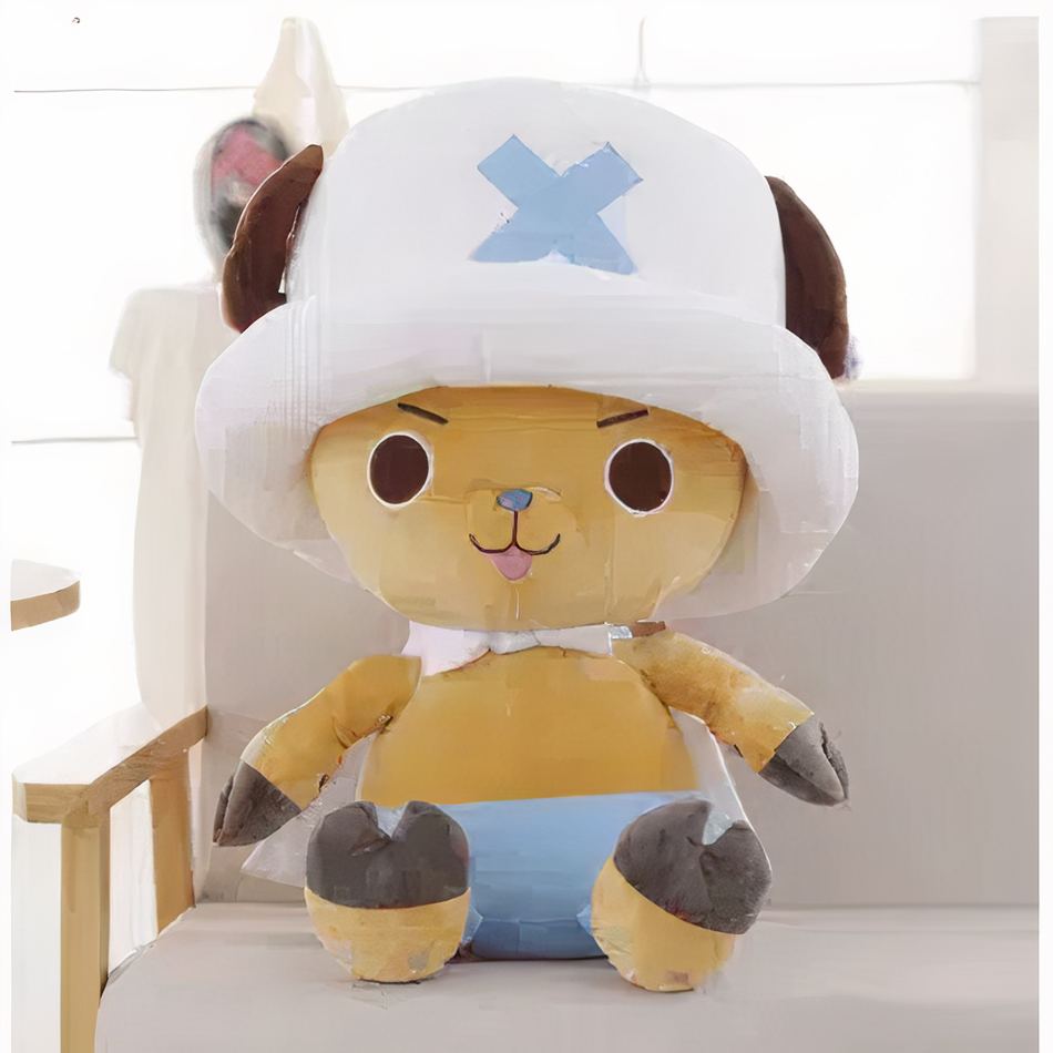 Cute Chopper peluche gigante One Piece bianco • Mio Peluche